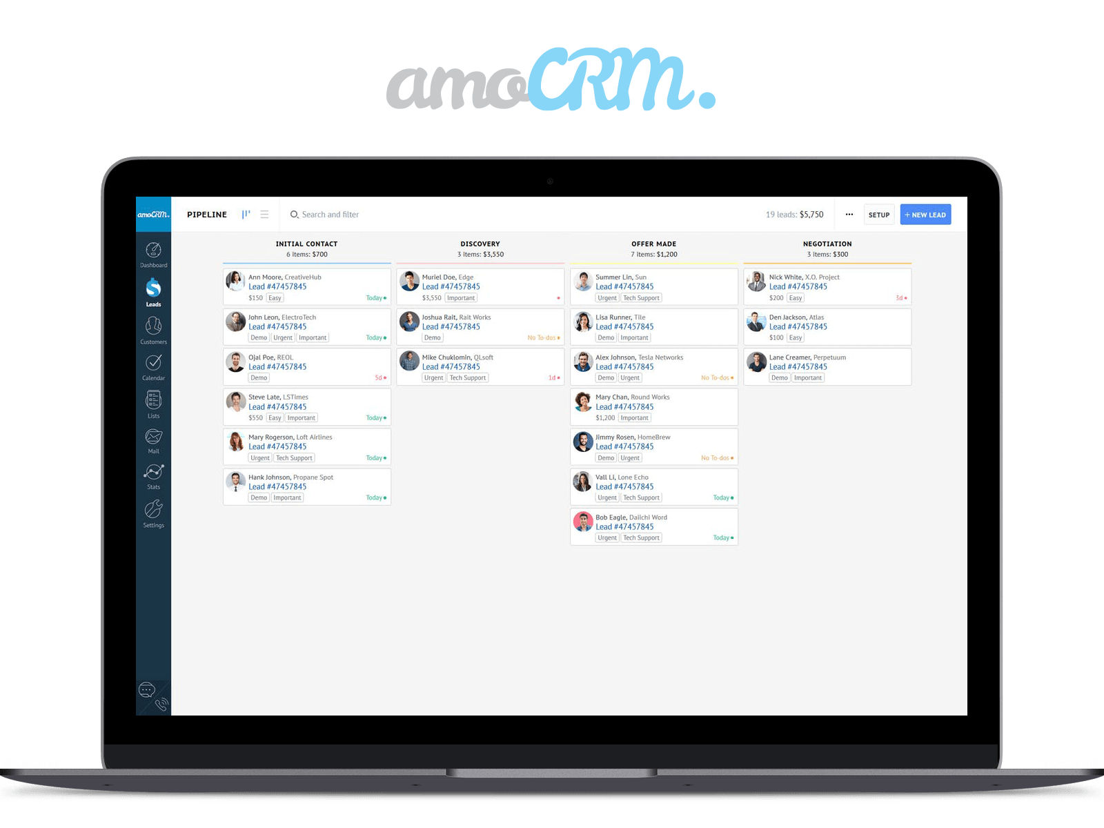 Free business phone system for amoCRM